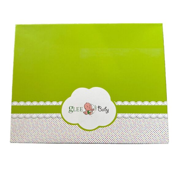 Art | Glee Baby 1st Year Memory Book In Green W Keepsake Envelope ...